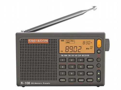 Всеволновый DSP радиоприемник Sihuadon R-108