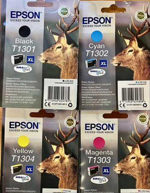 Картридж Epson T1301, T1302, T1303