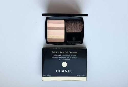 Chanel пудра бронзер 907 sable beige