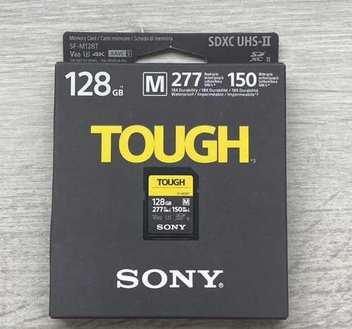 Карта-памяти sdxc 128GB Sony SF-M tough UHS-II