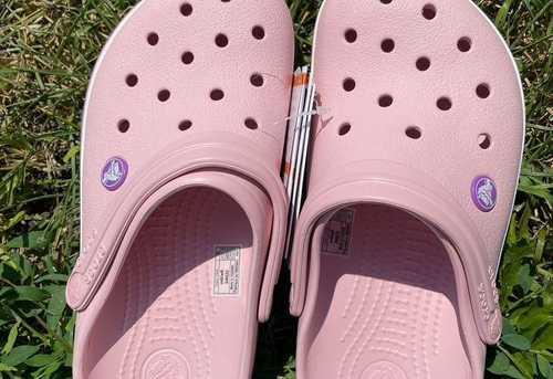 Crocs сабо женские Crocband clog розовые 35-39