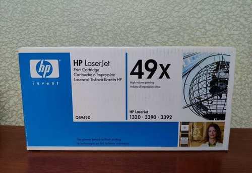Картридж HP 49X (Q5949X) оригинал