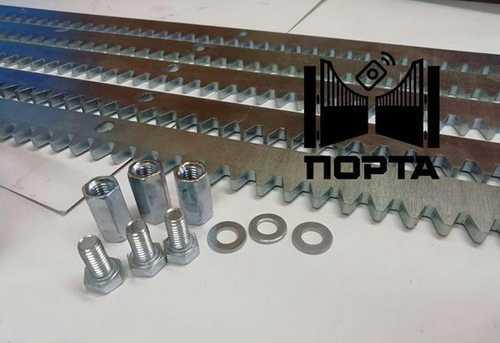 Рейка зубчатая для откатных ворот, 6 мм