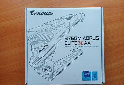 Материнская плата b760m aorus elite x ax