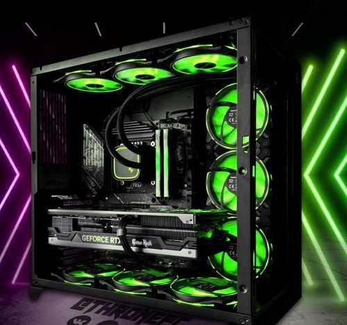Игровой пк RTX 4080/ 14600K/ 32gb DDR5 7200 MHz