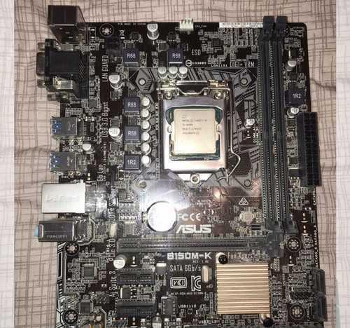 Материнская плата asus B150M-K LGA 1151