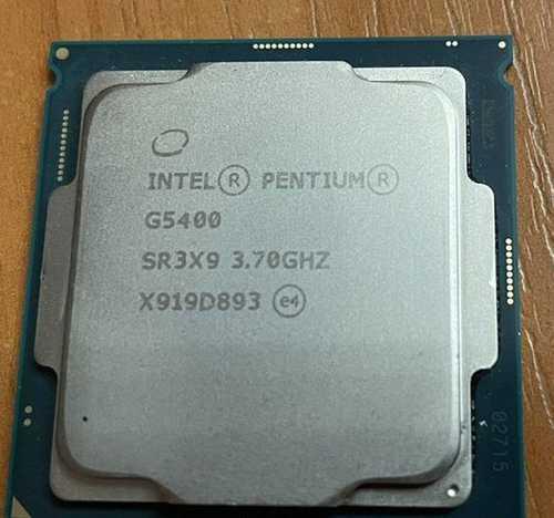 Intel pentium gold g5400