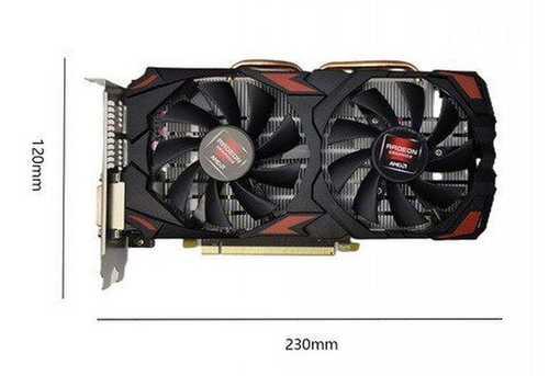 Видеокарта AMD Radeon RX 580 8 гб не peladn