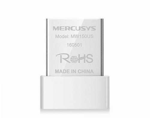 Wi-Fi адаптер Mercusys mw150us, белый