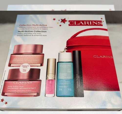 Набор подарочный clarins новый