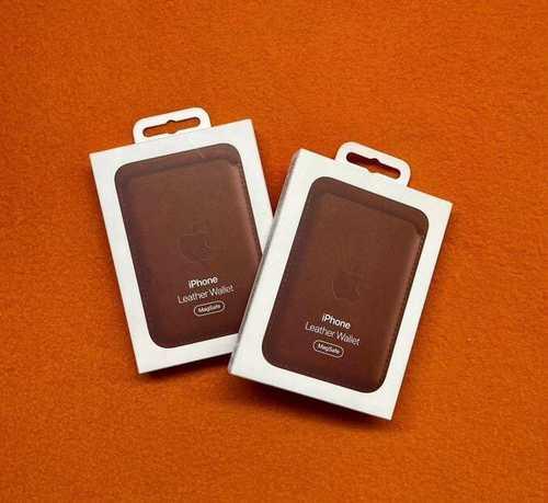 Apple Leather Wallet Umber (New)