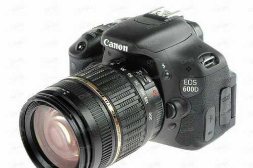 Canon 600D(18-200mm+Бленда+Фильтр UV) +32гб+Сумка+