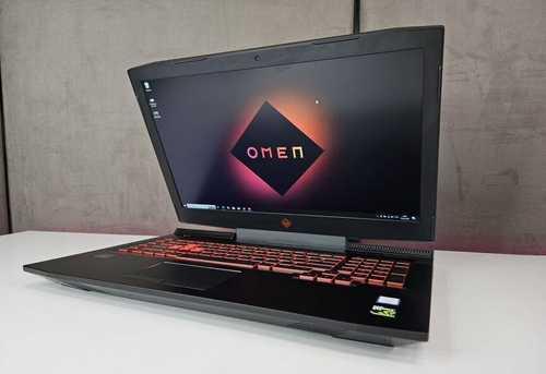 Игровой 17.3" HP omen i7 120HZ GTX1070