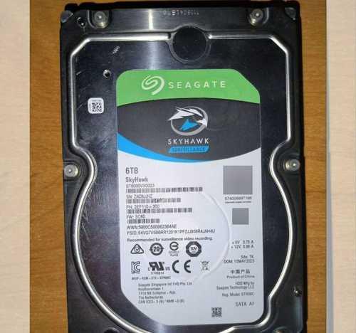 Seagete skyhawk 6 tb