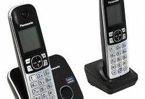 Panasonic KX-TG6812RUB Радиотелефон черный (2 труб