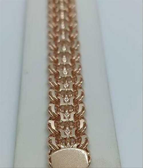 Золотой браслет полновесный фараон р20 584(кача юв