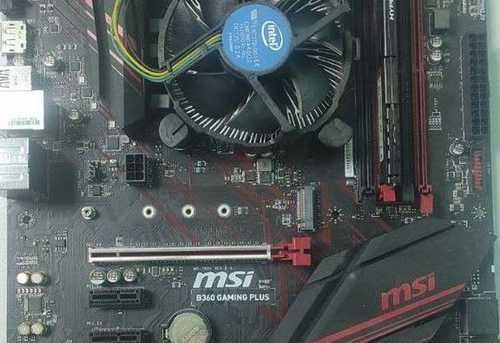 Материнская плата MSI B360+I3 9100F