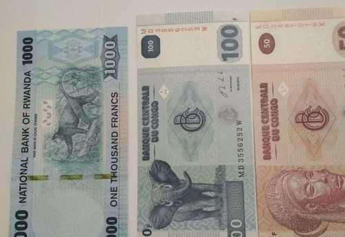 Банкноты Африка UNC