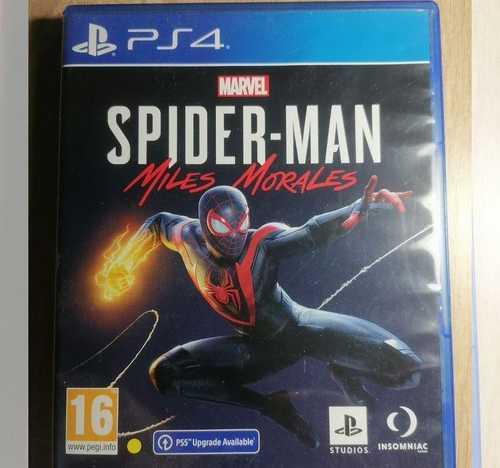 Spider man miles morales ps4 диск