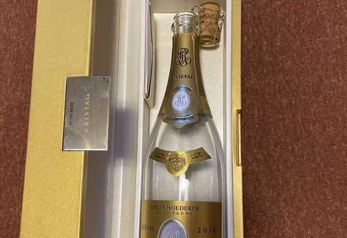 Фирменная коробка с бутылко cristal 2014