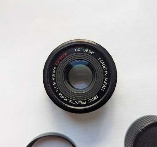 SMC Pentax FA 43 mm f/1.9 Limited black