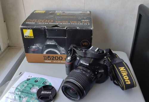 Nikon D5200 kit в коробке