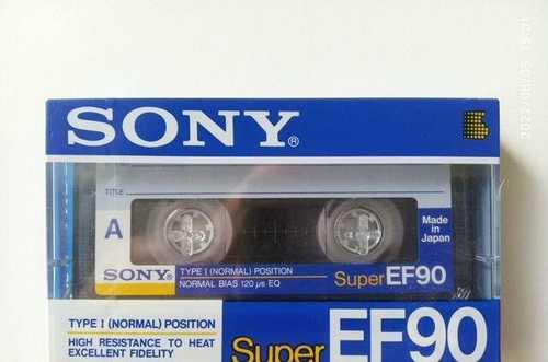 Компакт кассета sony Super EF90 Made in Japan