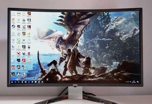 32" Монитор, BenQ EX3200R, 1920x1080, 144 Гц, *VA