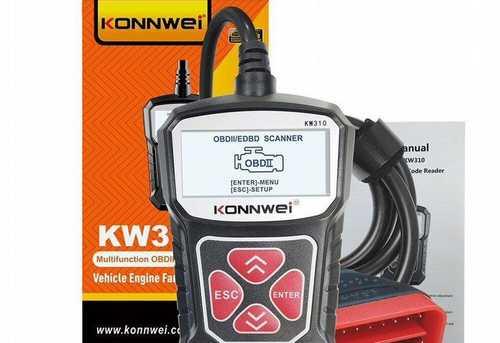 Автосканер для диагностики konnwei kw310