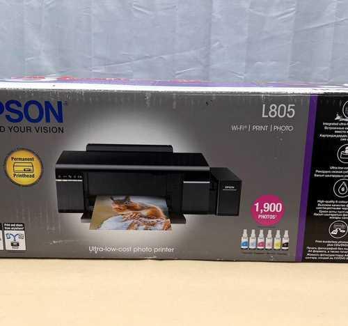 Новый принтер фотопринтер epson l805