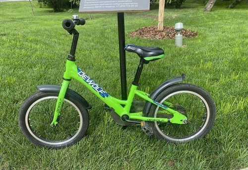 Детский велосипед Dewolf JR16, зеленый