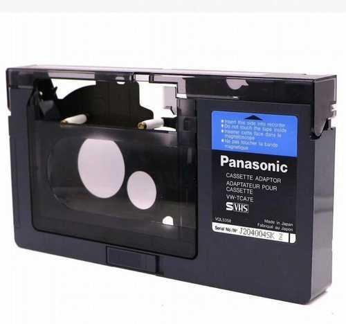 Кассетный адаптер Panasonic VW-TCA7E VHS vhs-c 16m