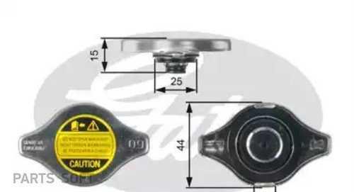 Gates RC127 Крышка горловины радиатора 0,9 M/Pa ма