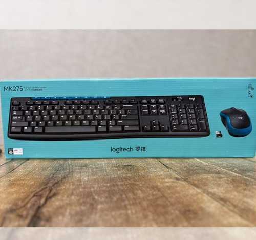 Комплект Logitech MK275 клавиатура,мышь(русская)