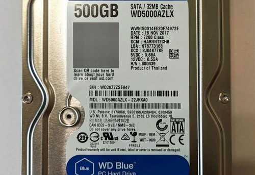 Жесткие диски WD Blue 500 Гб в идеале