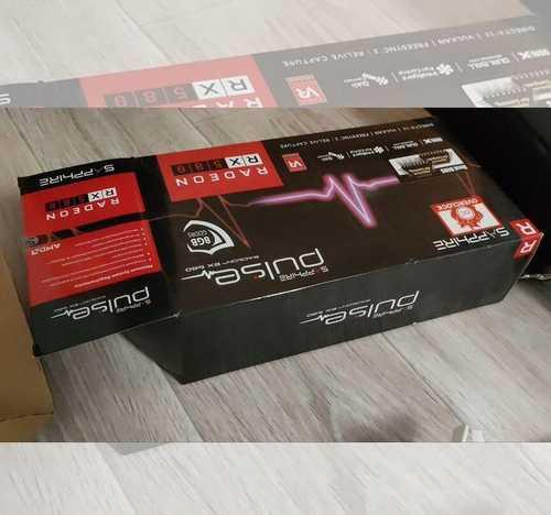 Видеокарта AMD rx 580 sapphire pulse 8 GB