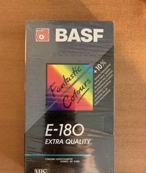 VHS Видеокассета basf e-180 новая запечатанная