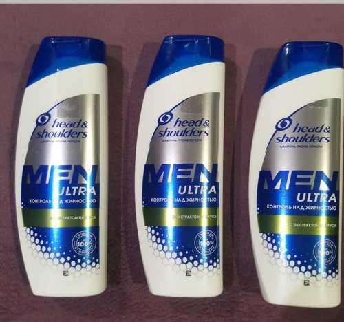 Шампунь head shoulders men, 3 штуки