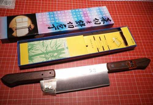 Новый японский кухонный нож Takei с двумя ручками