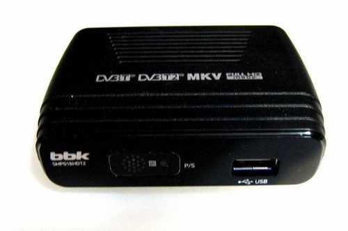 Цифровая приставка BBK SMP016HDT2 (DVB/DVB-T2, HDM