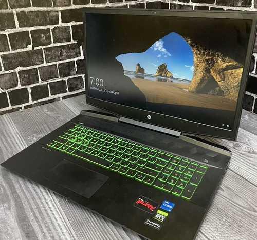 Игровой ноутбук hp pavilion gaming 17-cd2037ur