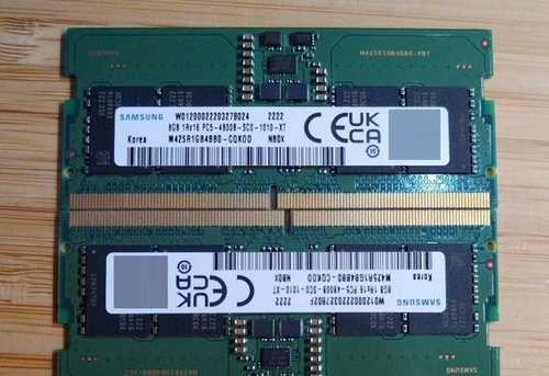 Оперативная память Samsung DDR5 16Gb (2x8GB)