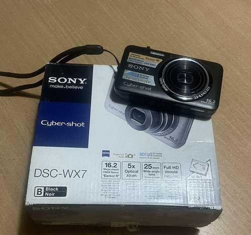Цифровой фотоаппарат sony dsc-wx7