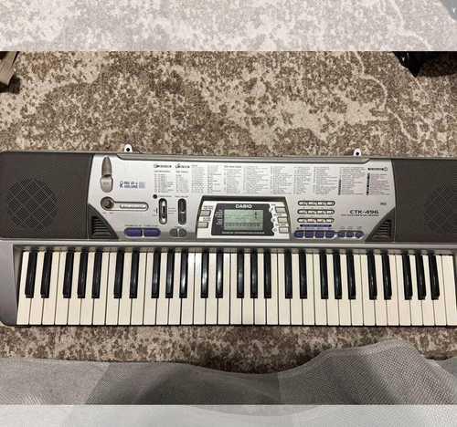 Синтезатор casio CTK-496