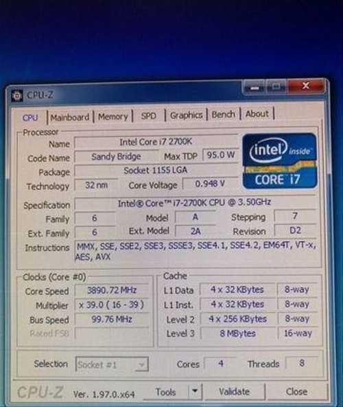 Процессор 1155 i7 2700К