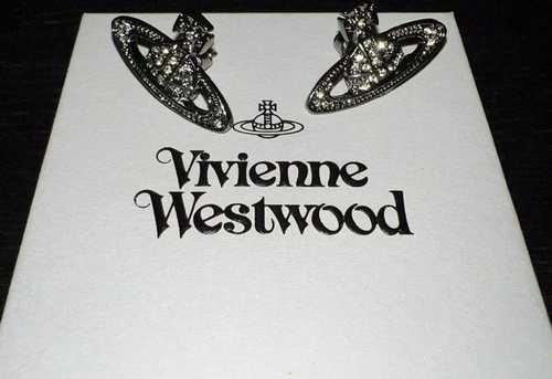 Серёжки Vivienne Westwood чёрные