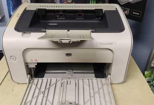 Принтер лазерный HP P1005 белый, USB