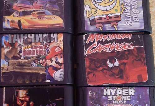 Картриджи для Sega mega drive 2