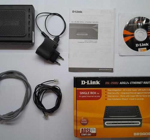 Маршрутизатор D-Link DSL-2500U adsl2+