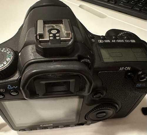 Зеркальный фотоаппарат canon 40d body на запчасти